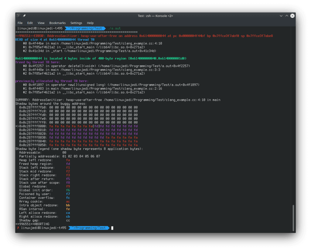 Sanitizers, The Alternative To Valgrind - LinuxJedi's /dev/null