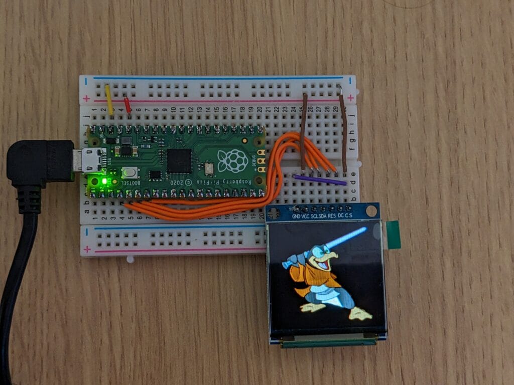 Interfacing a Raspberry Pi Pico to an SSD1351 OLED Display - LinuxJedi ...
