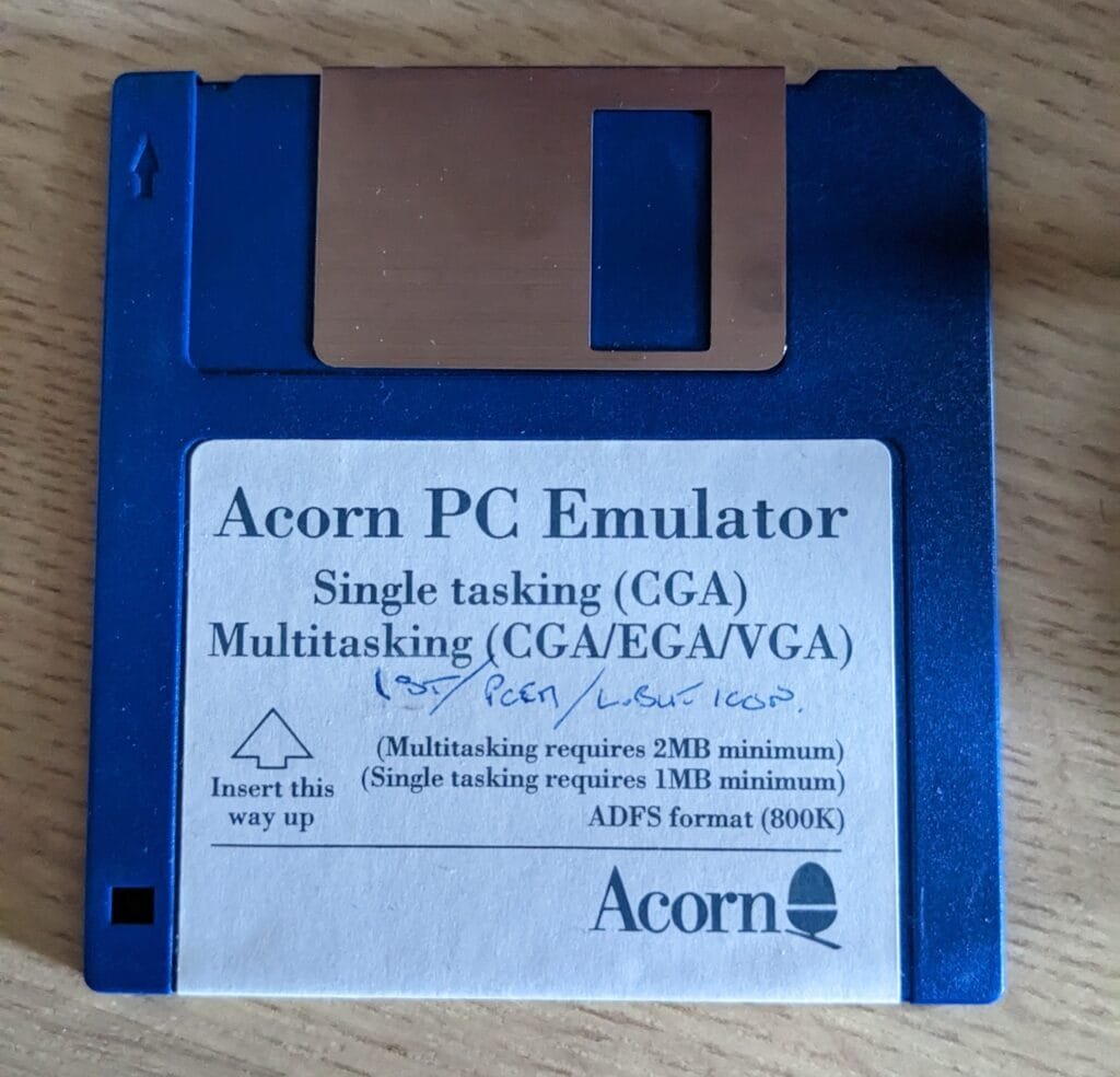 Acorn Archimedes: Running PC Software - LinuxJedi’s /dev/null